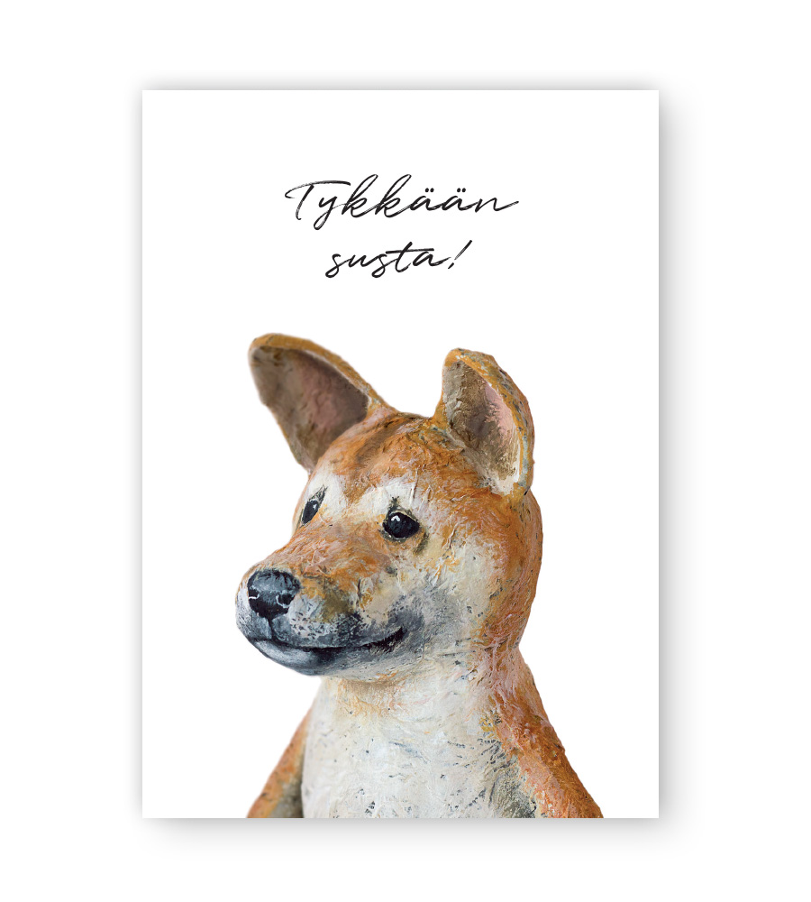 Jiro-koira postikortit ja julisteet netistä – Nenni & Friends